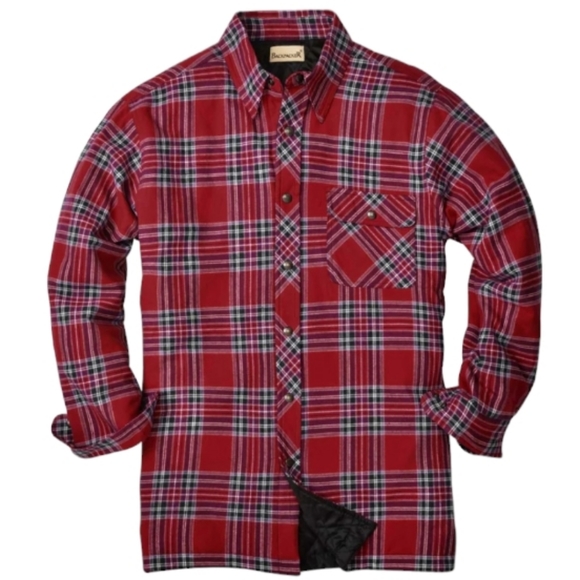 Backpacker | Jackets & Coats | Backpacker Stuart Red Plaid Flannel ...